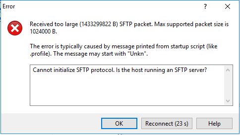 Connecting to vCenter appliance with WinSCP – vBlog – Stadelmann Daniel